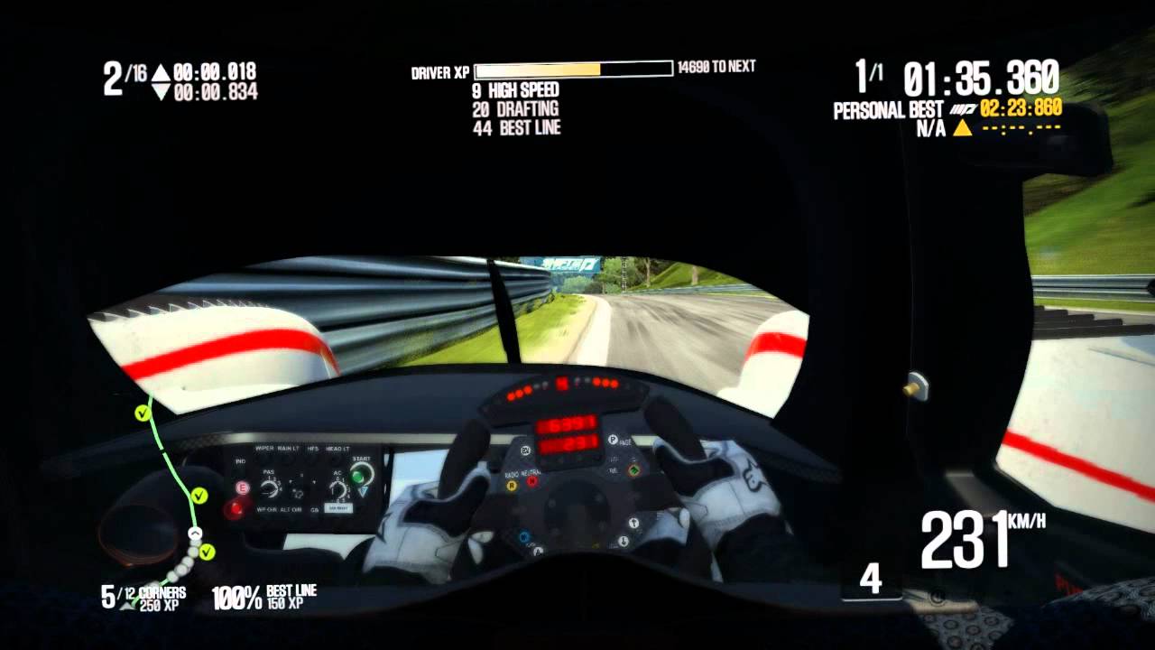 NFS Shift 2 Unleashed: Aston Martin Lola DBR 1-2 on Nordschleife Karussell [HD]