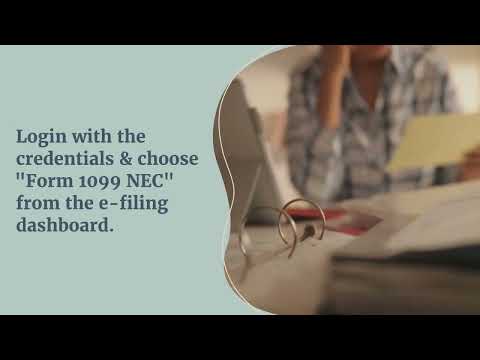How to file 1099 NEC Tax Returns electronically?