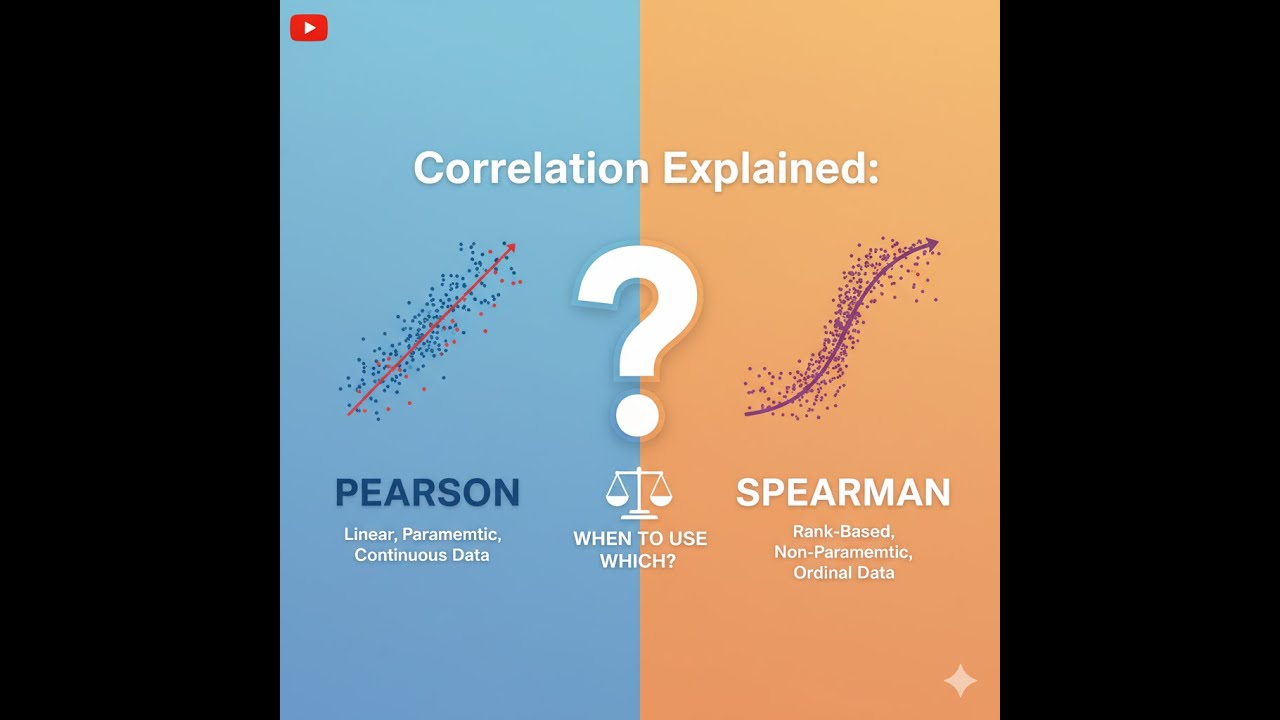 Pearson vs. Spearman Correlation Explained: When to Use Which?