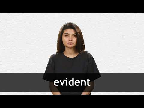 EVIDENT definition in American English | Collins English Dictionary