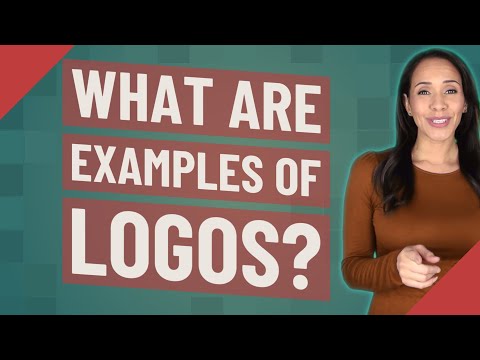 What are examples of logos?