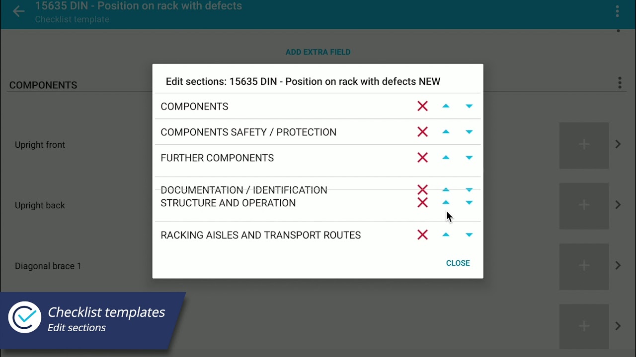 Checklist Templates - Software Safety Inspection OSH DGUV - Site, Workplace, Work Equipment Android