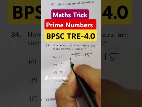 How many prime numbers are there between 1 and 50 #short #tricks