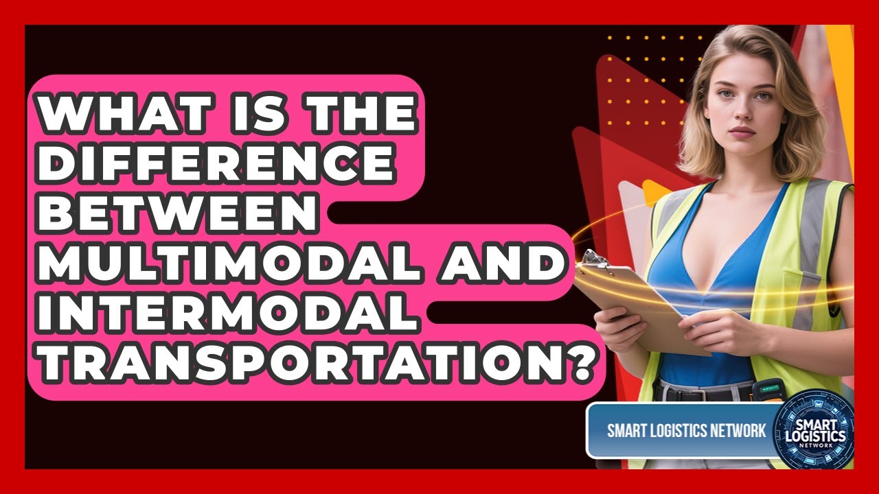 What Is The Difference Between Multimodal And Intermodal Transportation? - Smart Logistics Network