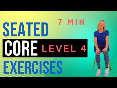 Stronger Abs and Lower Back with a CHAIR Core Workout for Seniors and Beginners