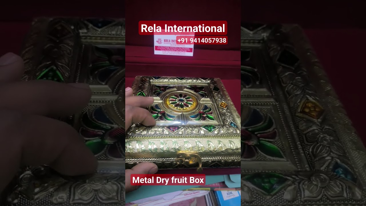 Metal Dry fruit box
