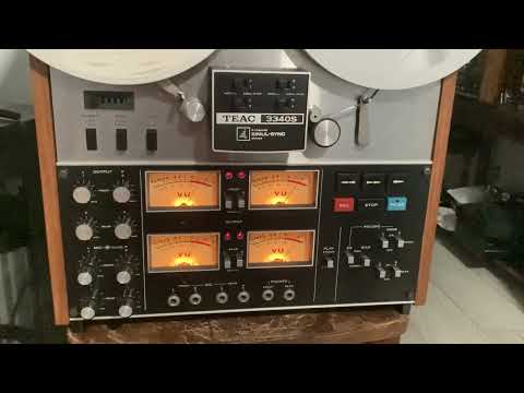 SEE VIDEO! TEAC 3340S 1/4" 10.5 inch 4-Track 4-Channel Quad | Reverb
