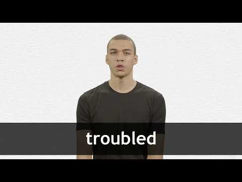 TROUBLED definition and meaning | Collins English Dictionary