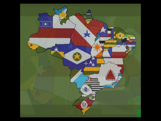 Brazil States Flag Map Minecraft Map