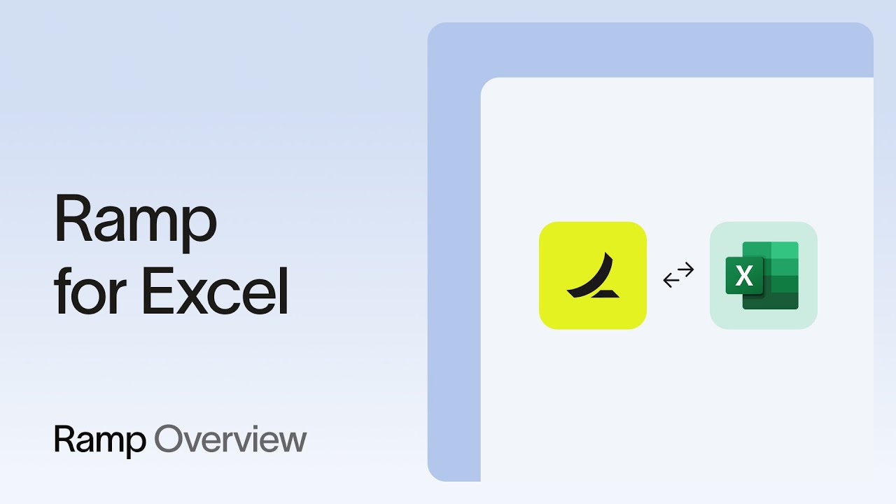 Ramp & Excel Integration