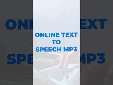 Online Text to Speech MP3