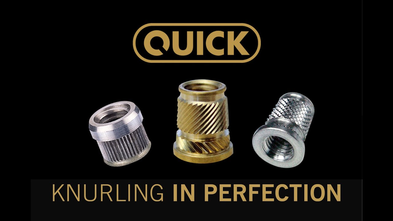 Introduction QUICK knurling tools