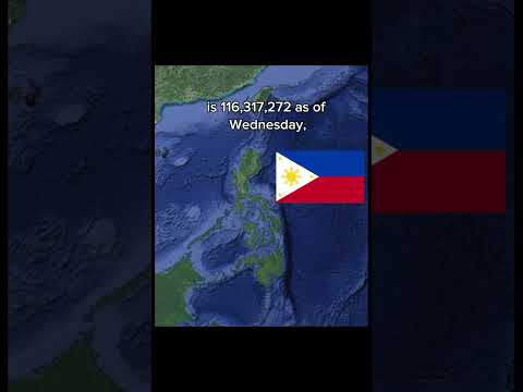 population of Philippines 2025 #map #population #philippines