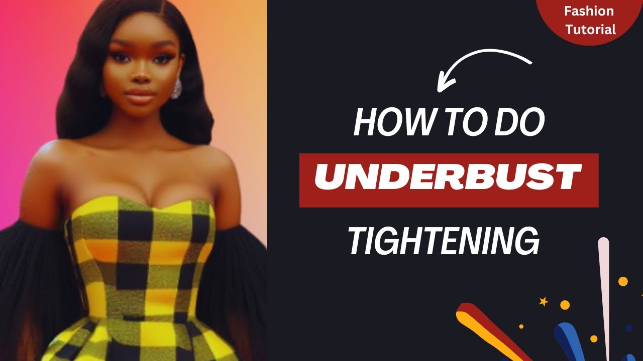 How to do underbust tightening #sewingtutorial #sewing #diy