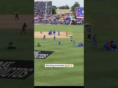 winning moments / India win t20 world cup 2024 / t20 world cup final #T20WorldCup #savsind