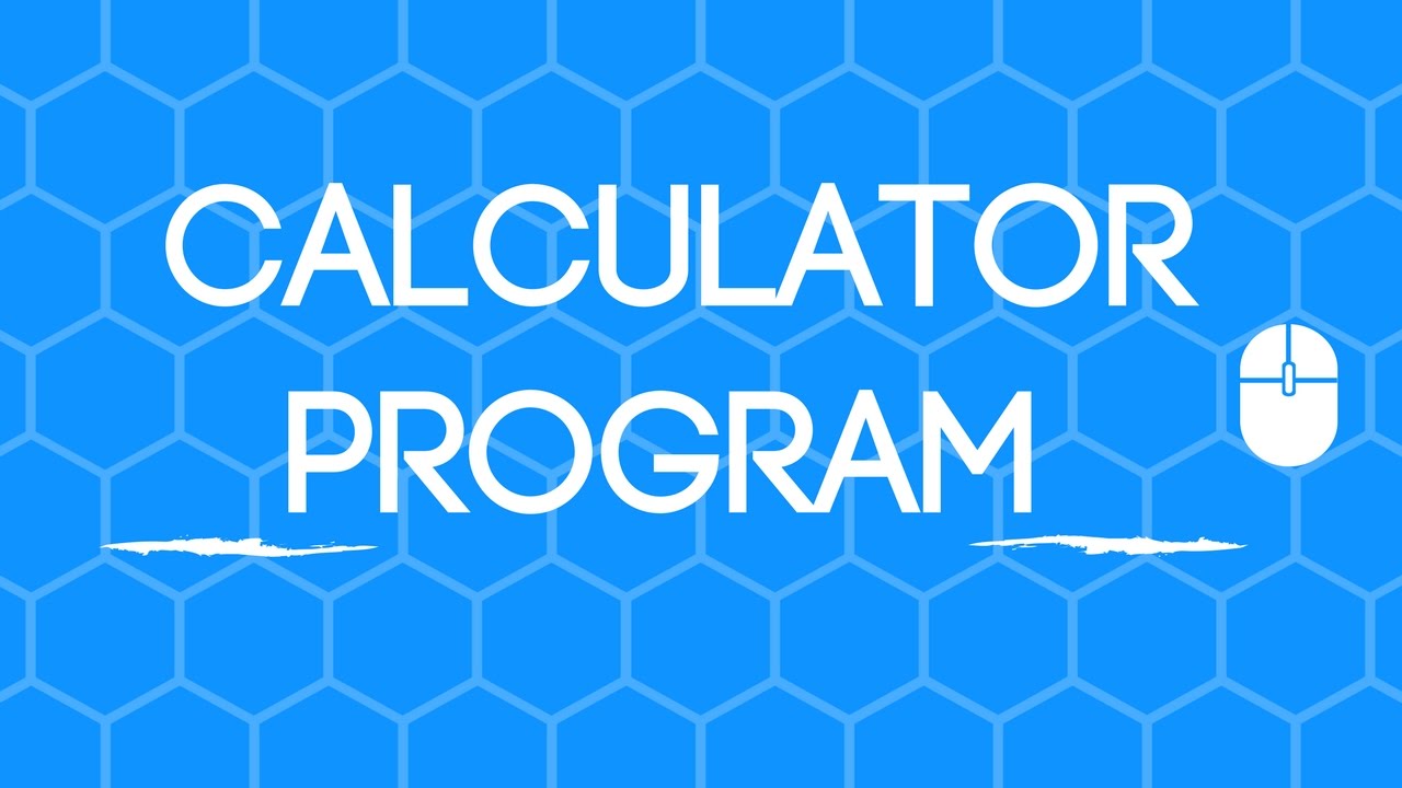 Calculator Program in Python!