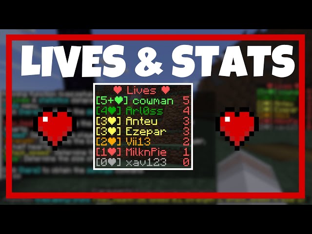Advanced Lives System V.2 - Datapack 1.21.4 Minecraft Data Pack