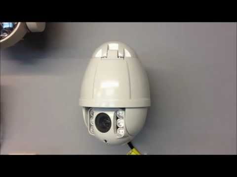 Intelligent High Speed Pan Tilt Zoom (PTZ) Dome CCTV Camera with 10x Optical Zoom 150m Nightvision w