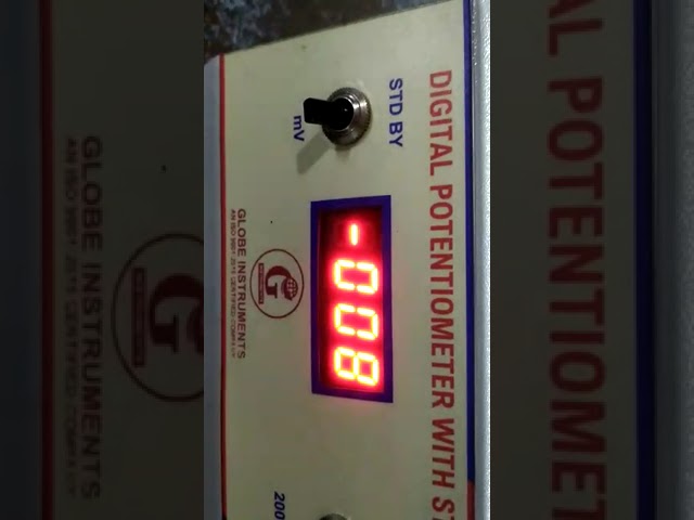 Digital Potentiometer - Digital Potentiometer with glass n calomel ...