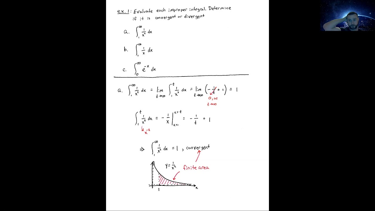 Improper Integrals, part 1 (Calculus 2, Lecture 10)