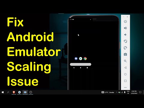 Android Emulator Appears Too Big || Fix emulator scaling issue || Android Emulator