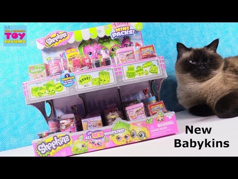 Shopkins Family Mini Packs All NEW Blind Bag + Babykins Toy Review | PSToyReviews