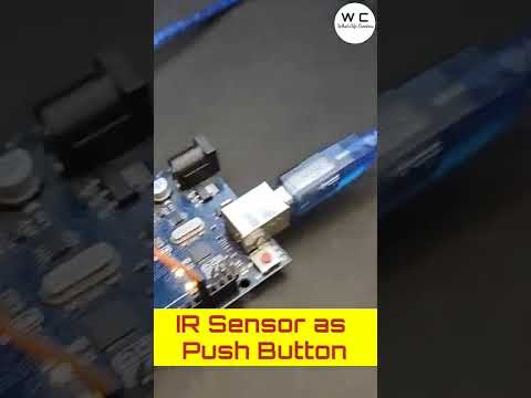 IR Sensor as Push Button | Arduino Uno | #shorts #arduino_projects #irsensor#led#pushbutton#ytshort