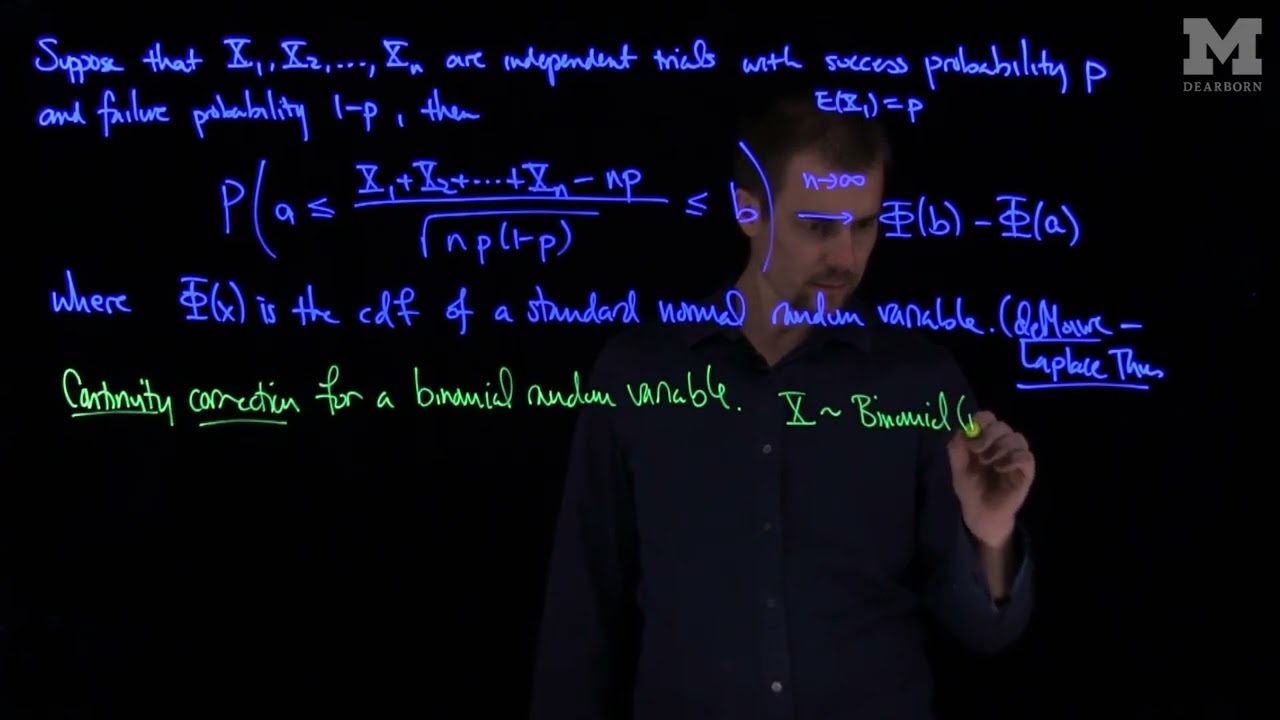 DeMoivre Laplace Theorem