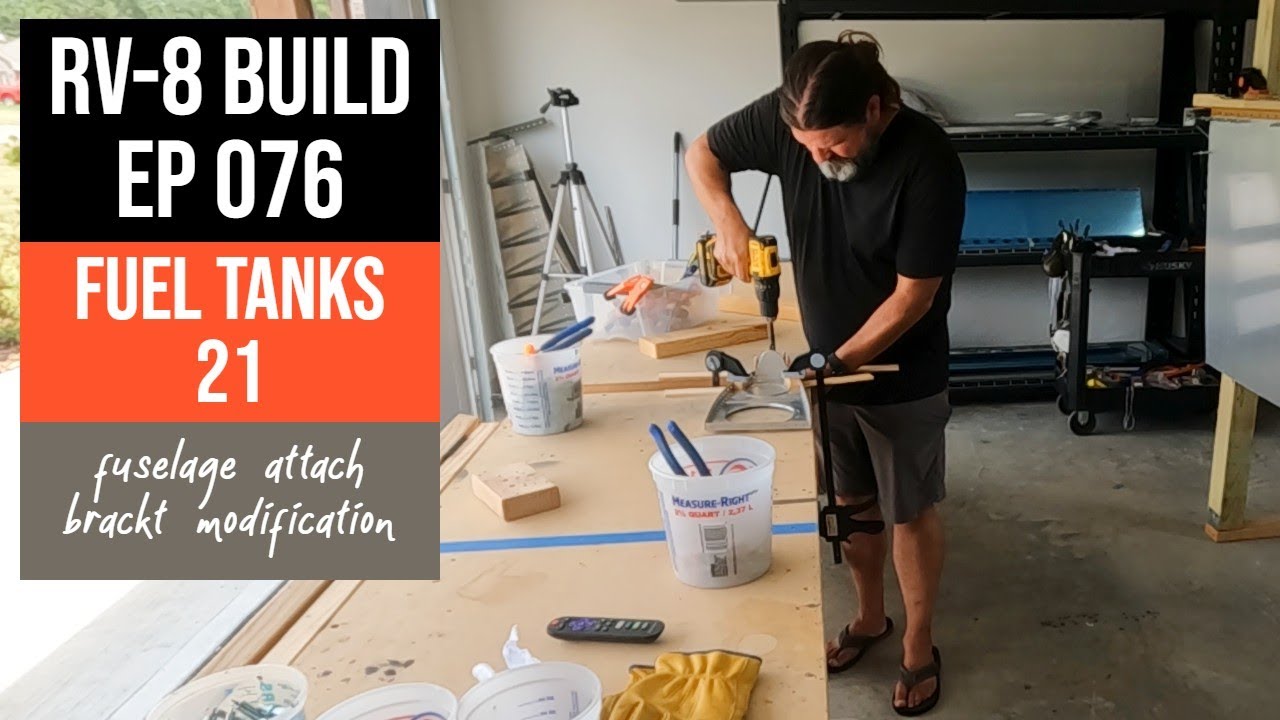 Aviation: Vans RV Aircraft - Van's RV-8 Build. Ep 076. Fuel Tanks 21