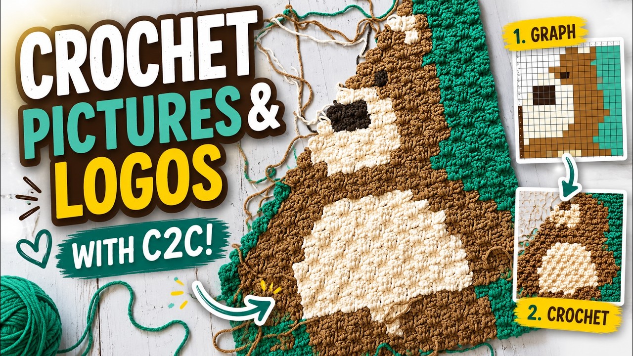 C2C Masterclass! Crochet Corner-to-Corner Graphghans for Absolute Beginners