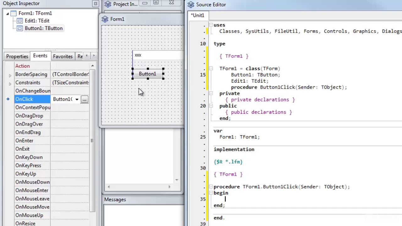 Learning Pascal 2 Your first program Hello world