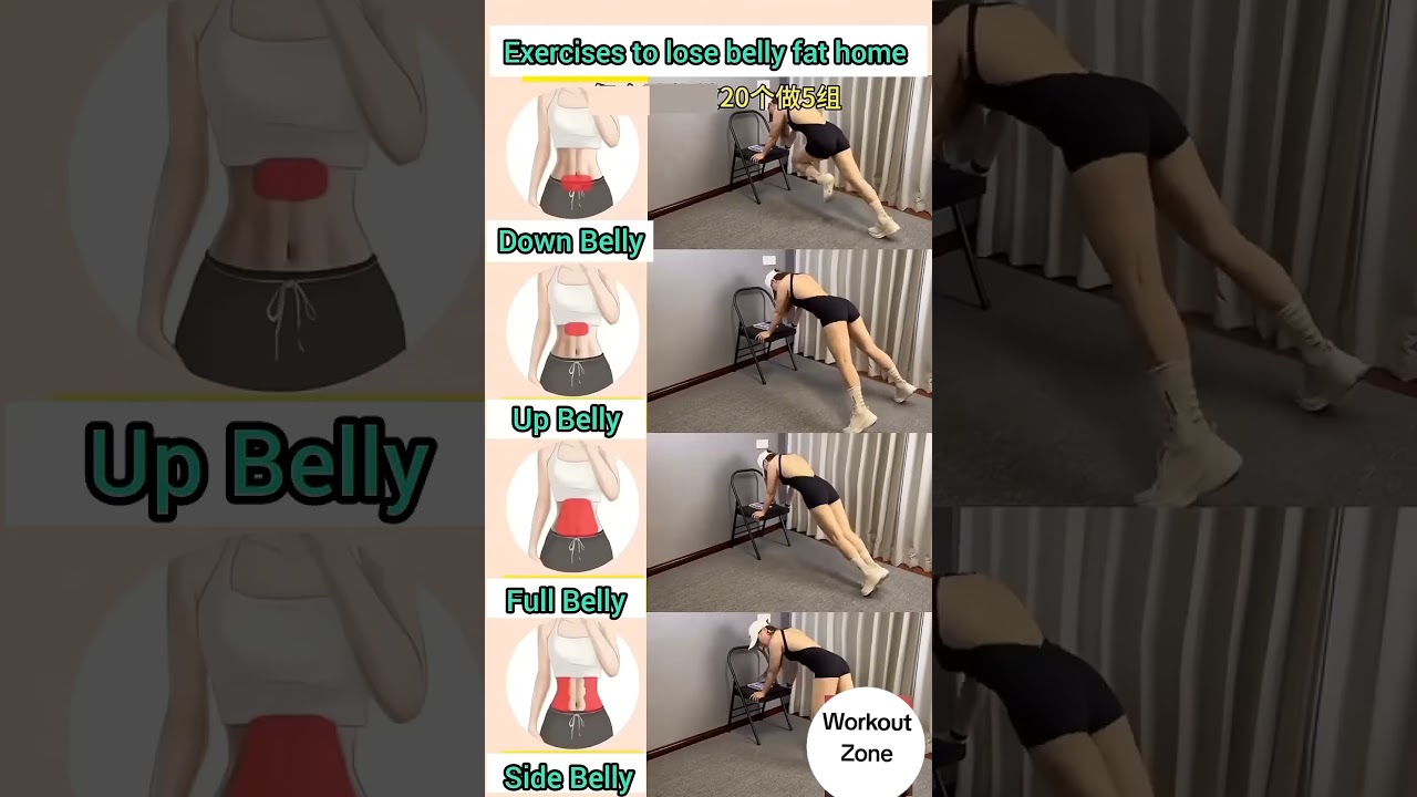 ‎Lose Belly Fat FAST at Home with SIMPLE Exercises #Exercises #Workot #reducebellyfat #bellyfatloss