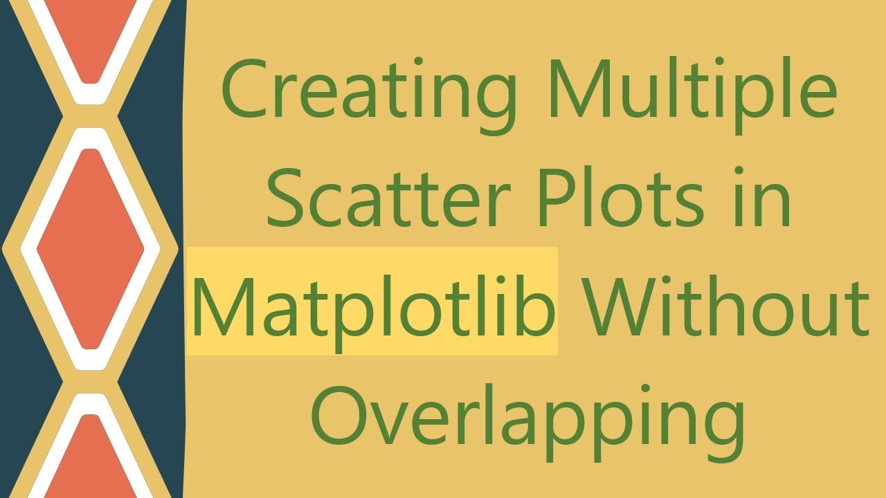 Creating Multiple Scatter Plots in Matplotlib Without Overlapping