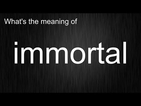 Sound Smart - Learn How to Use "immortal" in English Sentences