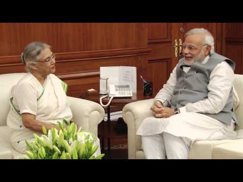 Kerala Governor Smt. Sheila Dixit calls on PM Narendra Modi