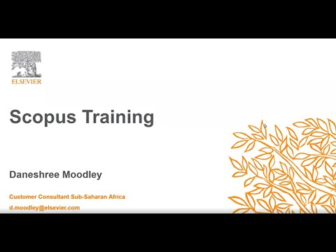 Elsevier Africa | Scopus training