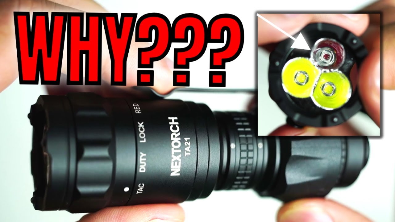 Tactical Flashlight With A TWIST? Nextorch TA21 Review - LED ...