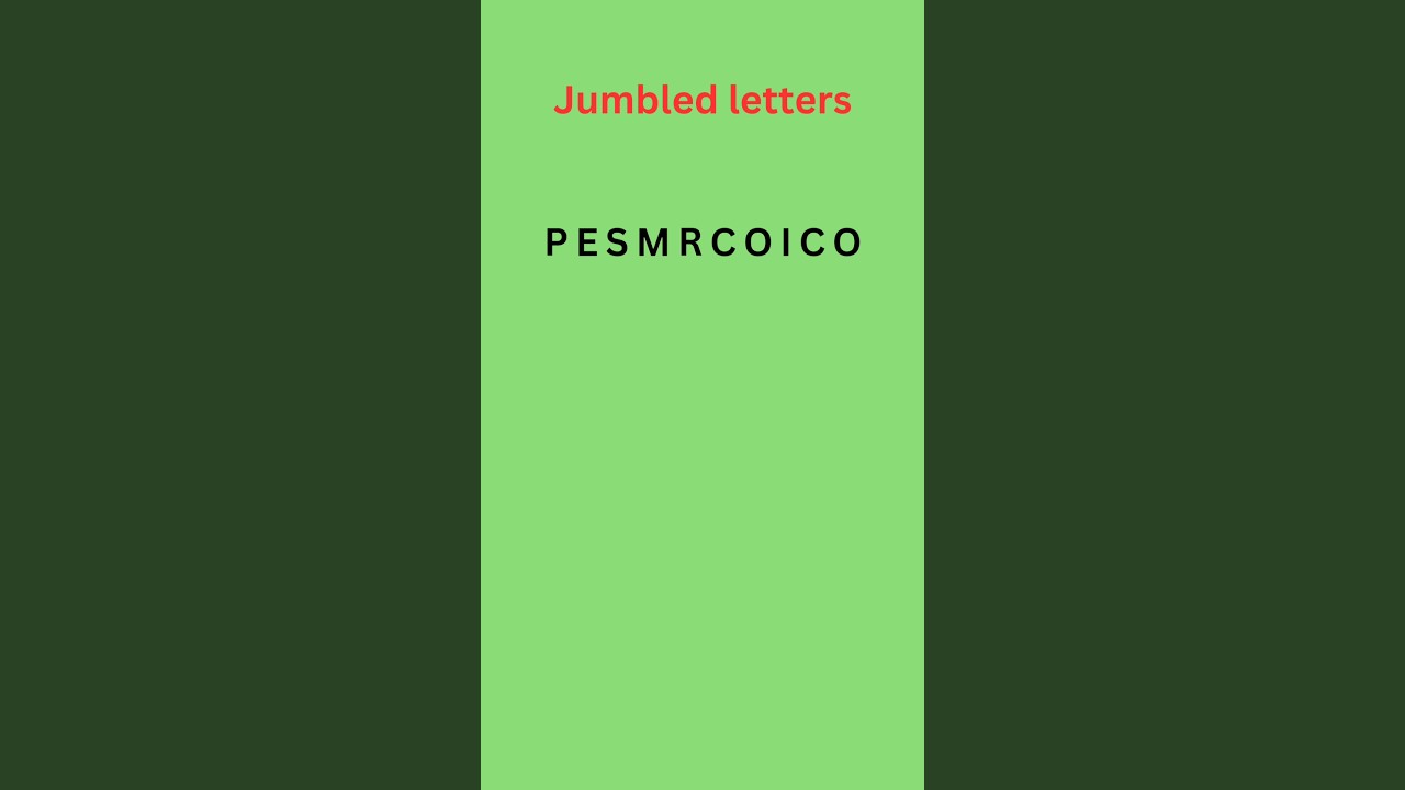Only 2% people can find this #Shorts #Games #challenge #jumbledwords #ytshorts #Unscramble #English
