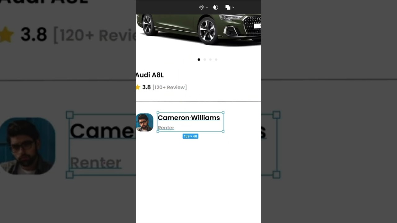 Mobile Car App Design on Figma