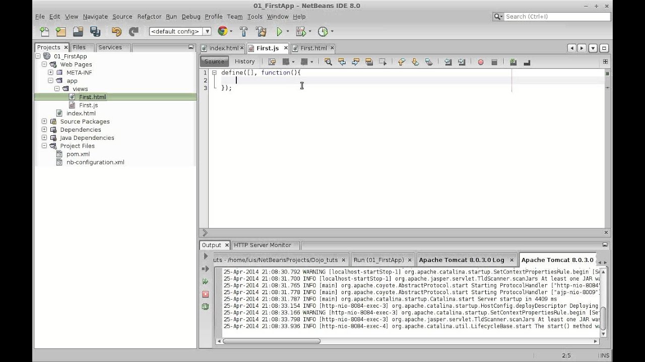 01 First App - Dojo Toolkit Tutorial