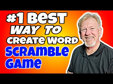 #1 Best Way To Create A Word Scramble Game Book - To Sell On Amazon KDP