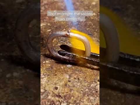 When soldering silver goes right