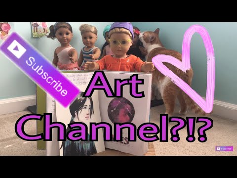 My sister made an Art Channel!