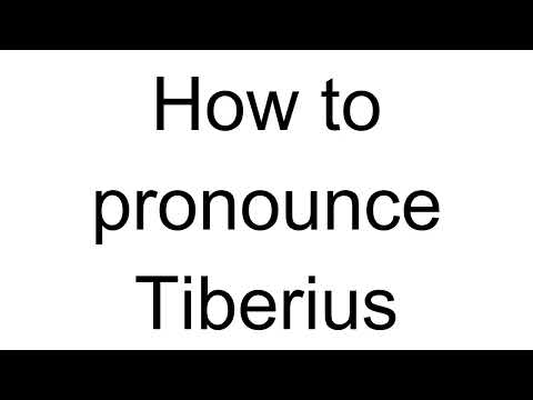 How to Pronounce Tiberius (German)
