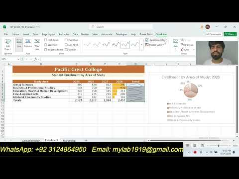 New Perspectives Excel 365 Module 4 SAM Project B Pacific Crest College | NP_EX365_4B