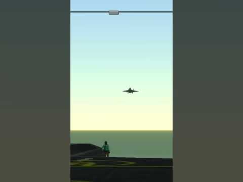Mig 29K landing on Aircraft Carrier after combat sortie #aviation #military #fighter #simulator
