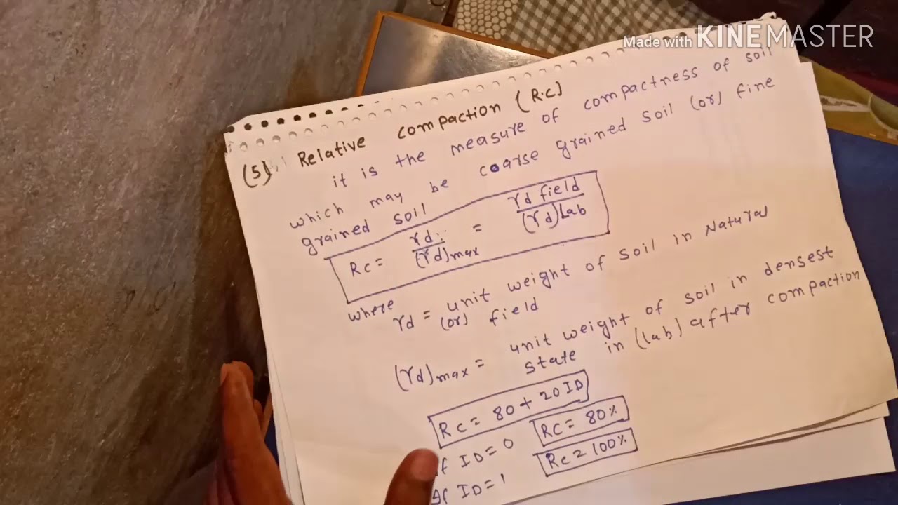 density or unit weight of soil and numerical (soil mechanics 1 / GEOTECHNICAL ENGINEERING 1)