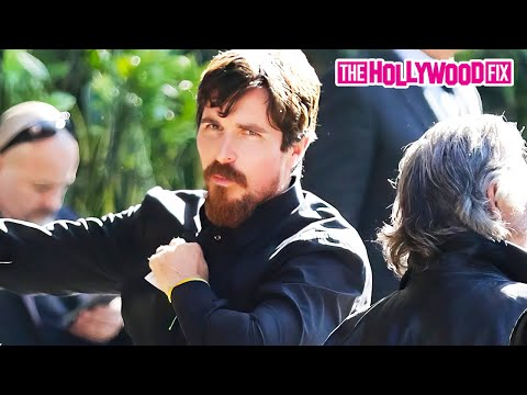 Christian Bale & His Wife Sibi Blazic Arrive At The AFI Awards Luncheon In Beverly Hills, CA