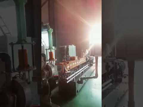 calcium carbonate compound with polyethylene extrusion machine