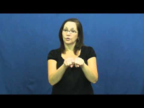 American Sign Language ASL Video Dictionary - shoelace